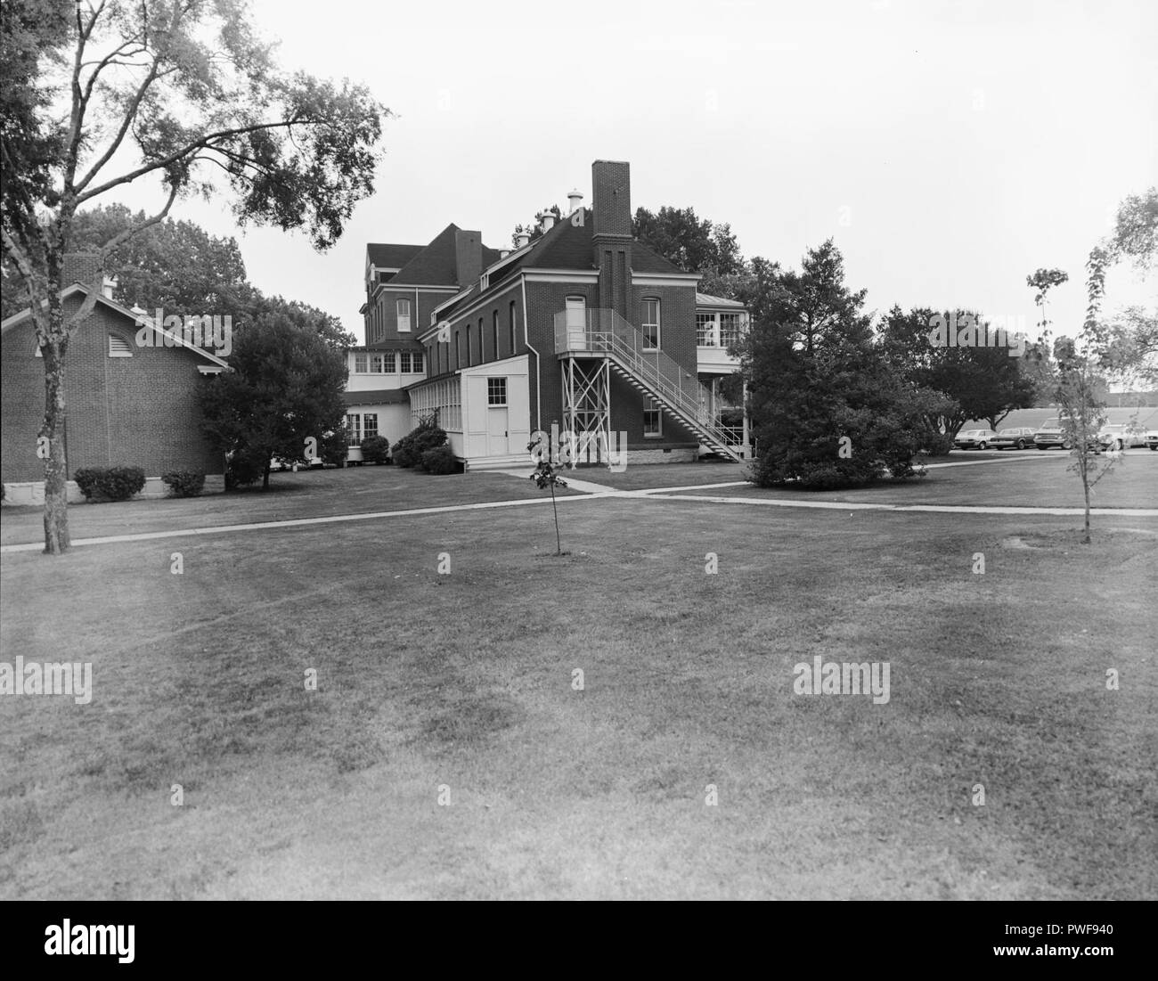 Building 1, Fort Logan H. Roots Military Post Stock Photo - Alamy