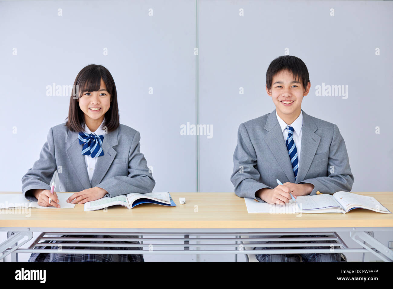 Japanese junior high students Stock Photo - Alamy