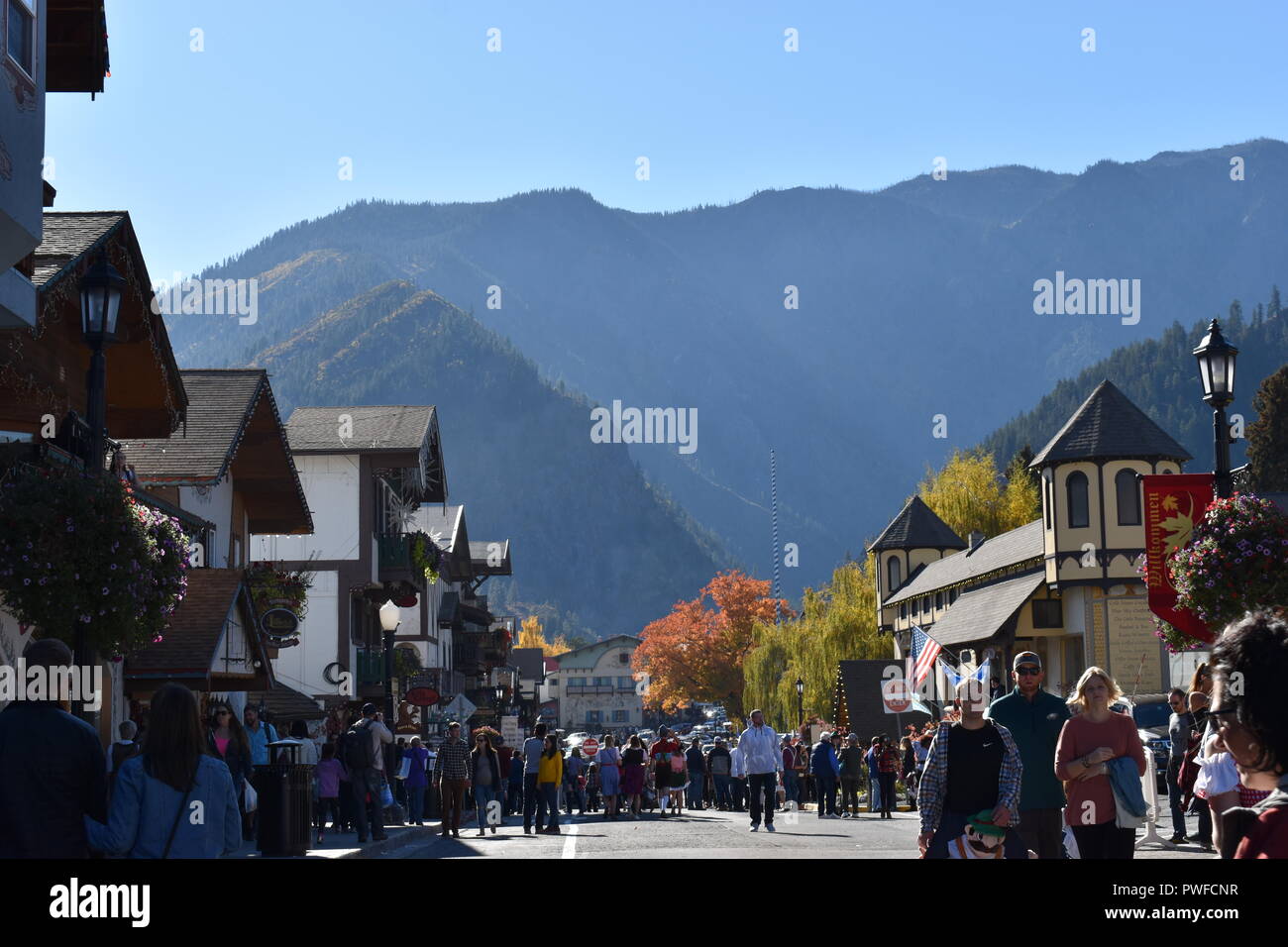 Octoberfest in Leavenworth Washington Stock Photo - Alamy