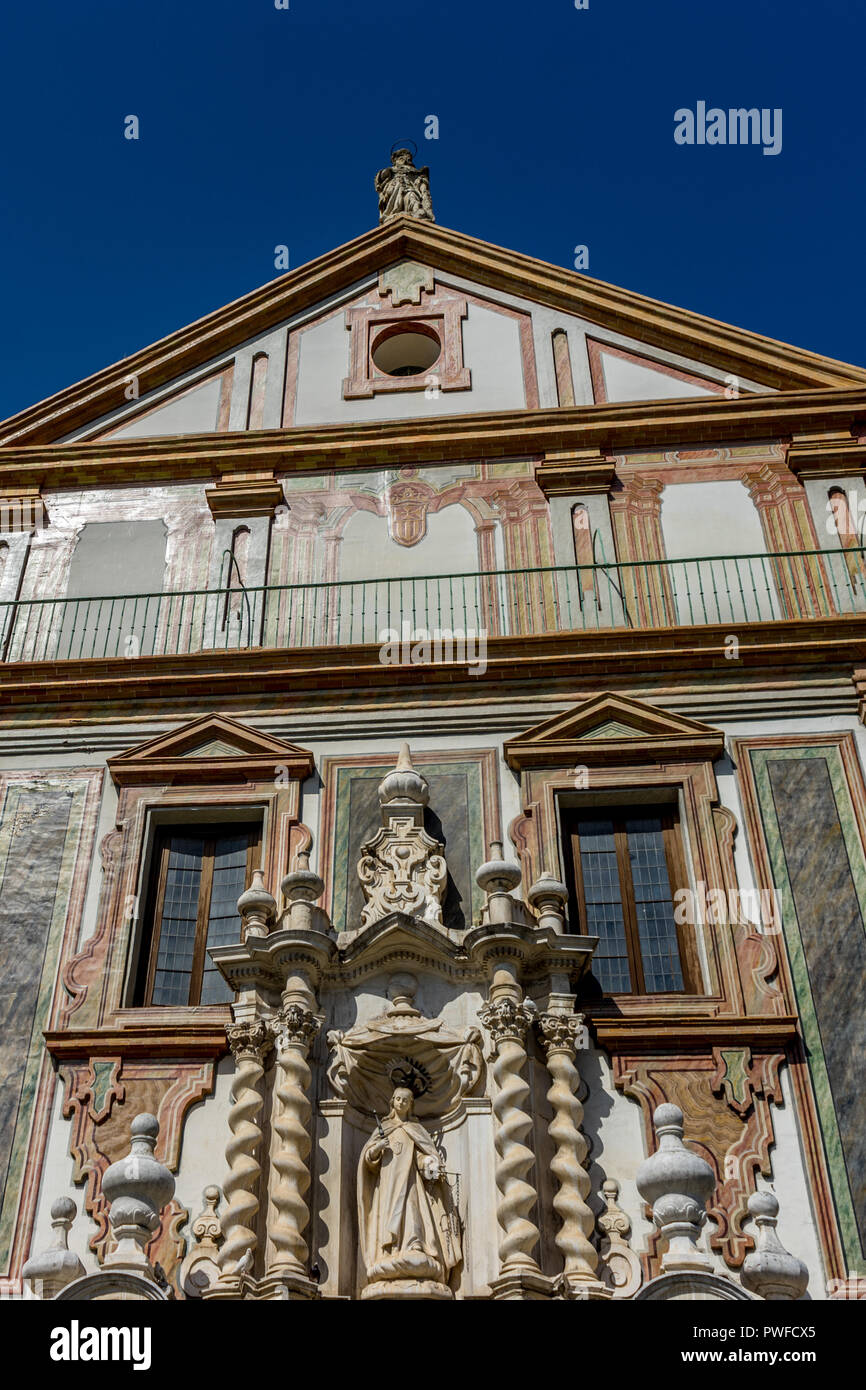 Cordoba, Spain - June 20 : LOW ANGLE VIEW OF STATUE AGAINST HISTORIC ...