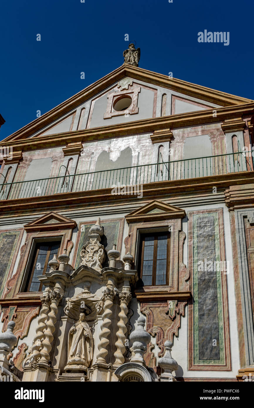 Cordoba, Spain - June 20 : LOW ANGLE VIEW OF STATUE AGAINST HISTORIC ...