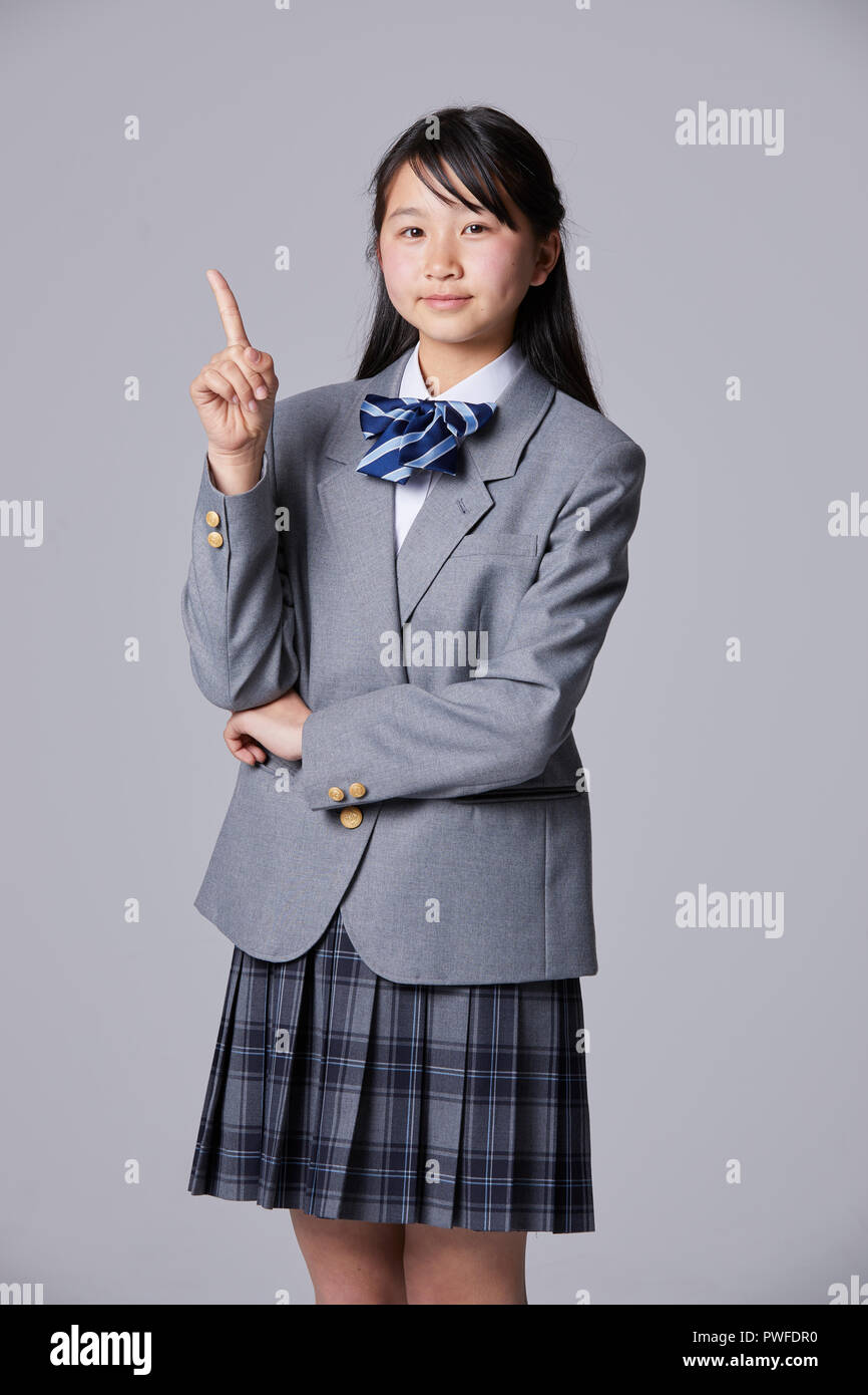 Japanese junior high student Stock Photo - Alamy