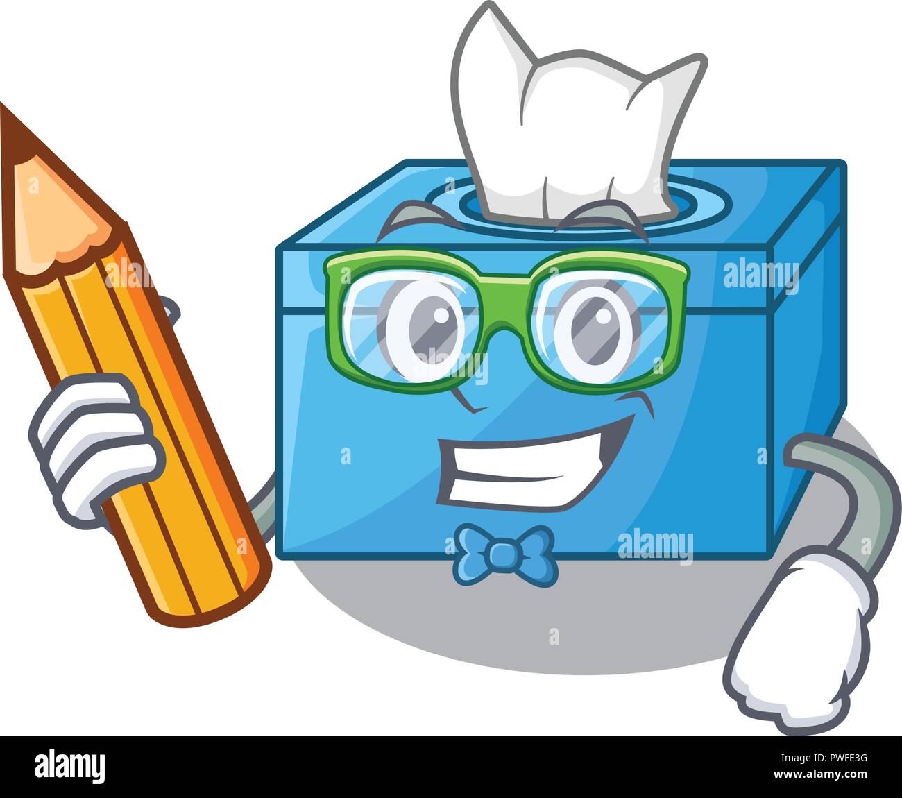 Student cartoon tissue box in the restaurant Stock Vector Image & Art ...