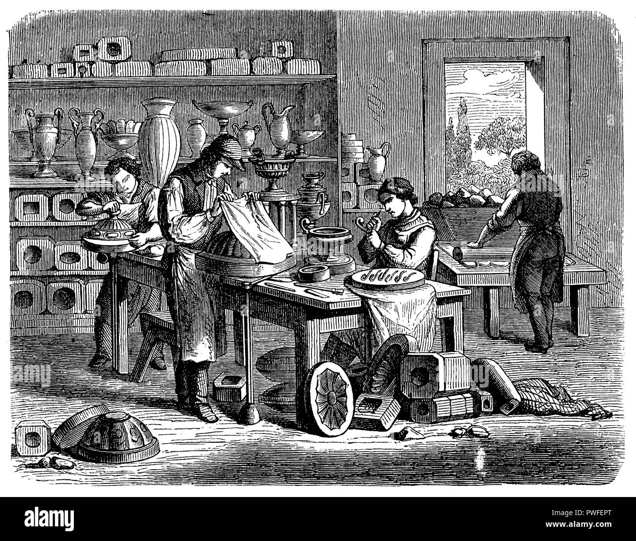 Molding, 1872 Stock Photo - Alamy