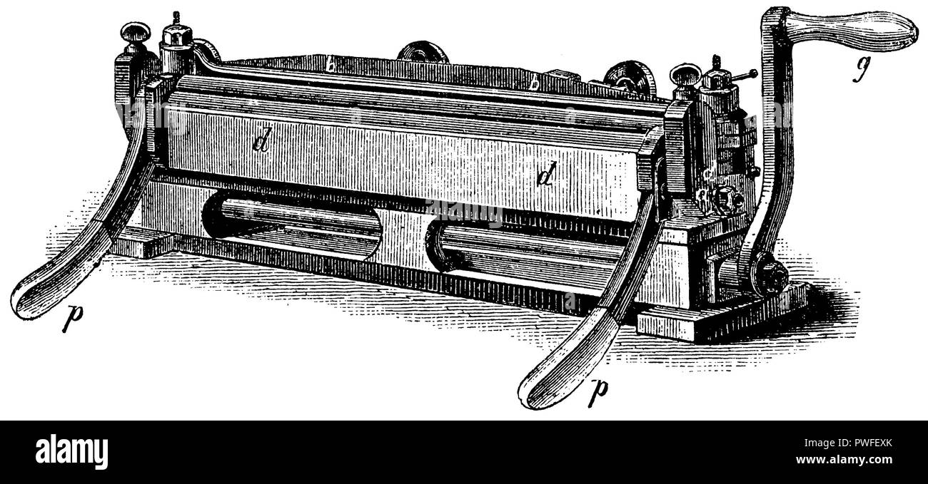 Bending machine vintage hi-res stock photography and images - Alamy