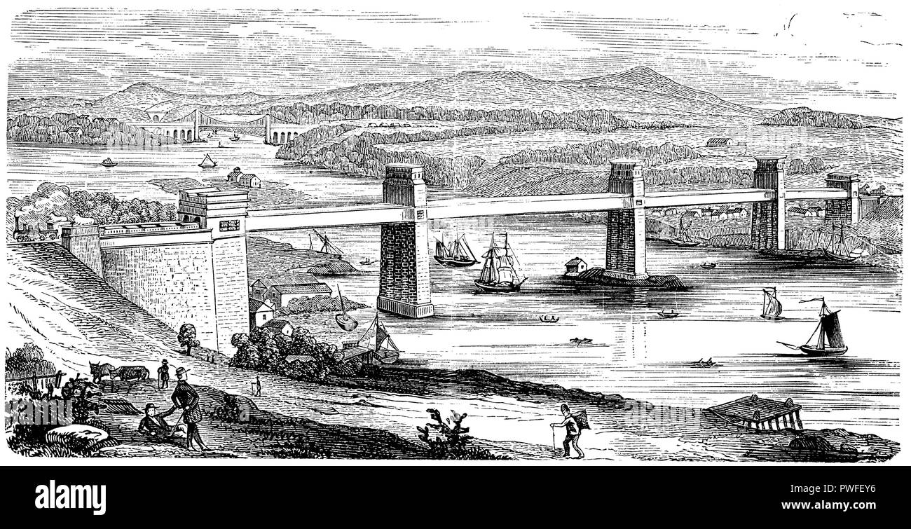 Pont Britannia High Resolution Stock Photography and Images - Alamy