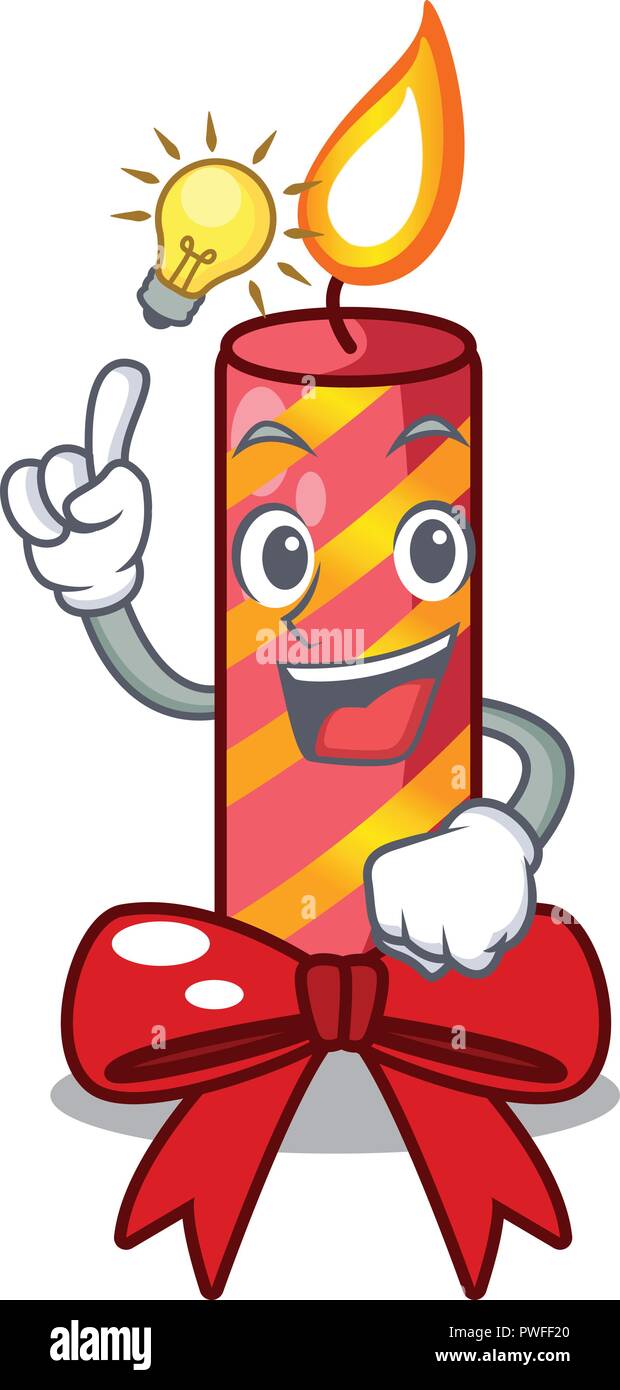 Have an idea decorative christmas candles isolated on mascot Stock ...