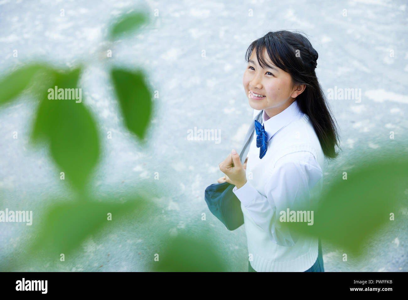 Japanese junior high student Stock Photo - Alamy