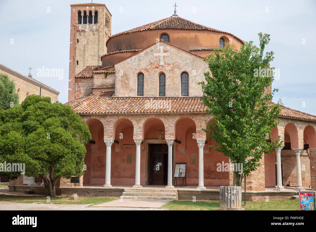 Chiesa di Santa Fosca (Church of Santa Fosca) on the Island of Torcello ...