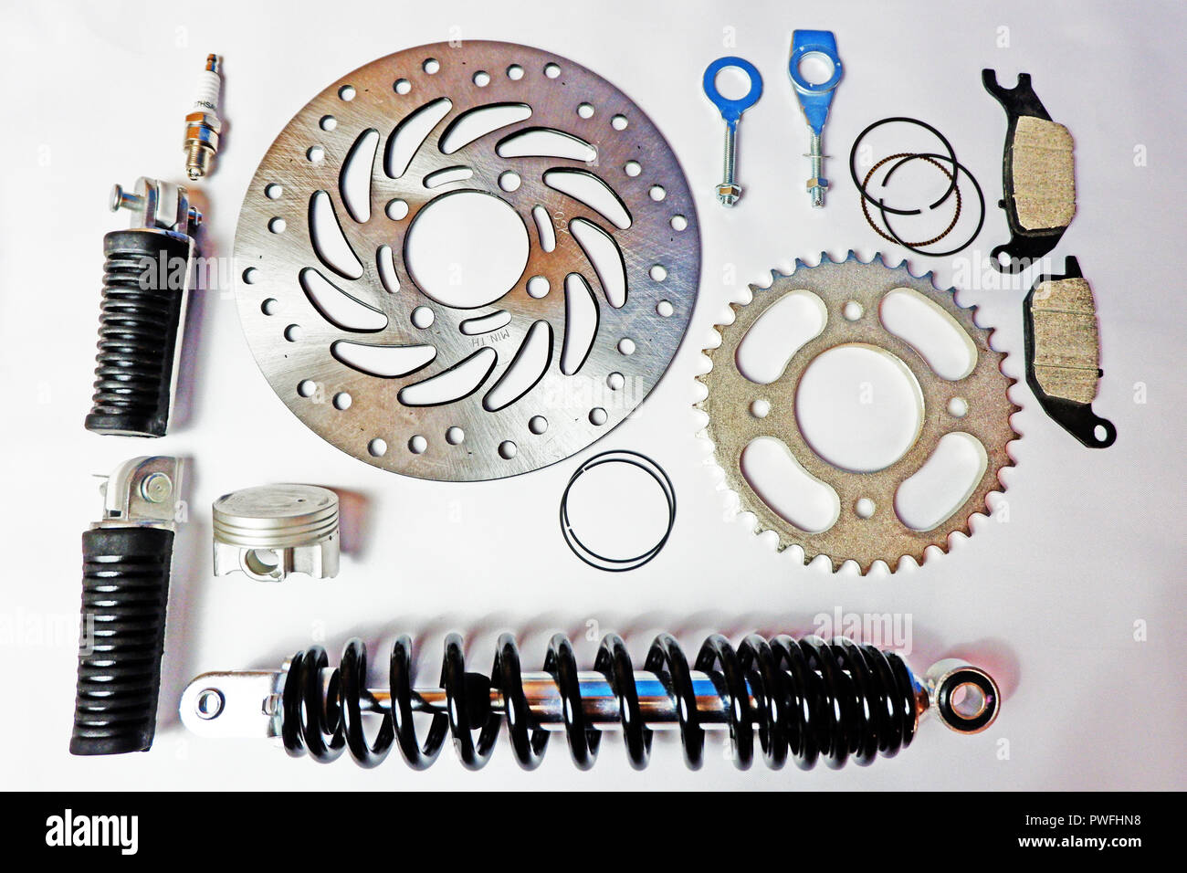 Motorcycle parts hi-res stock photography and images - Alamy