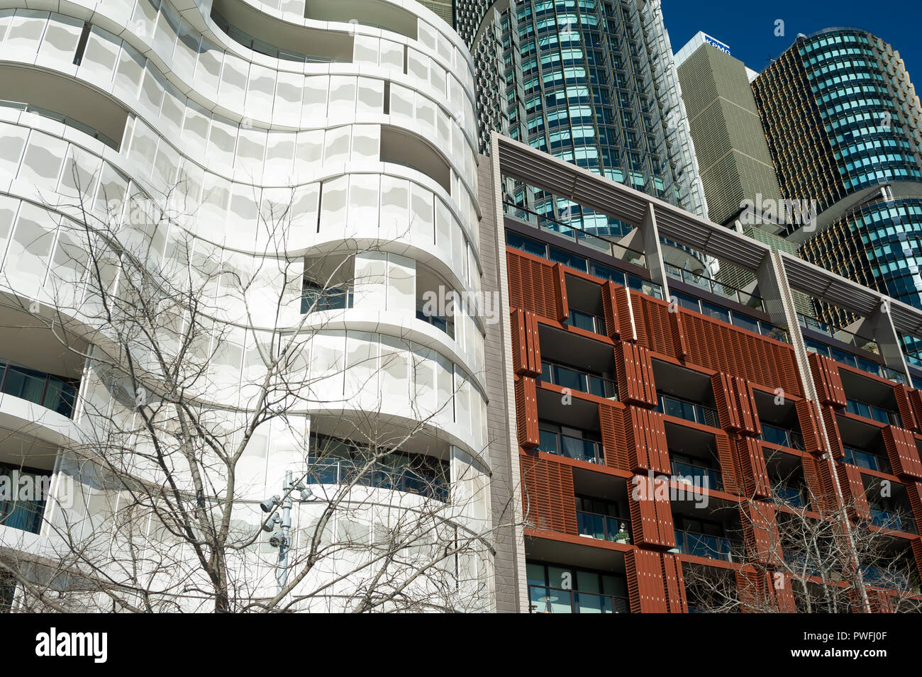 16.09.2018, Sydney, New South Wales, Australia - A view of modern ...