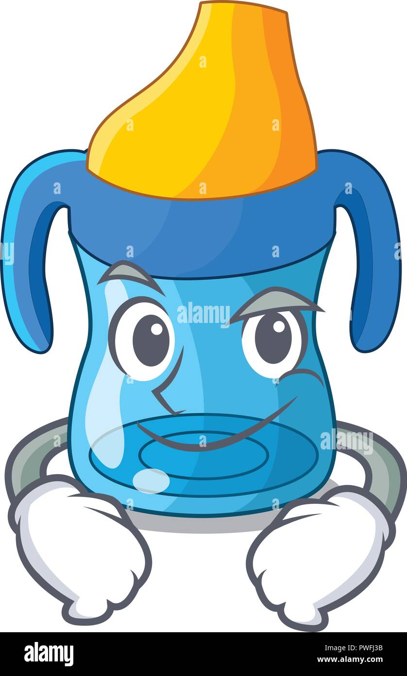 Baby drinking cup milk Stock Vector Images - Alamy