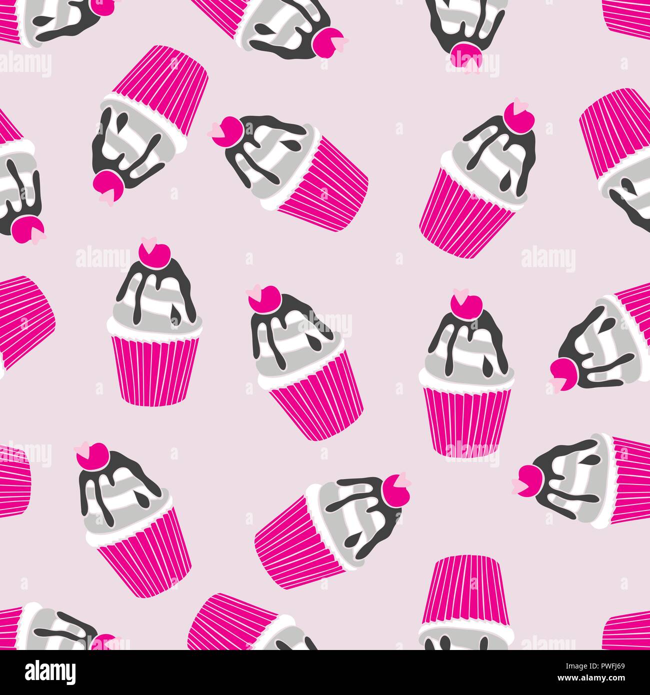 Cherry cookie Stock Vector Images - Alamy