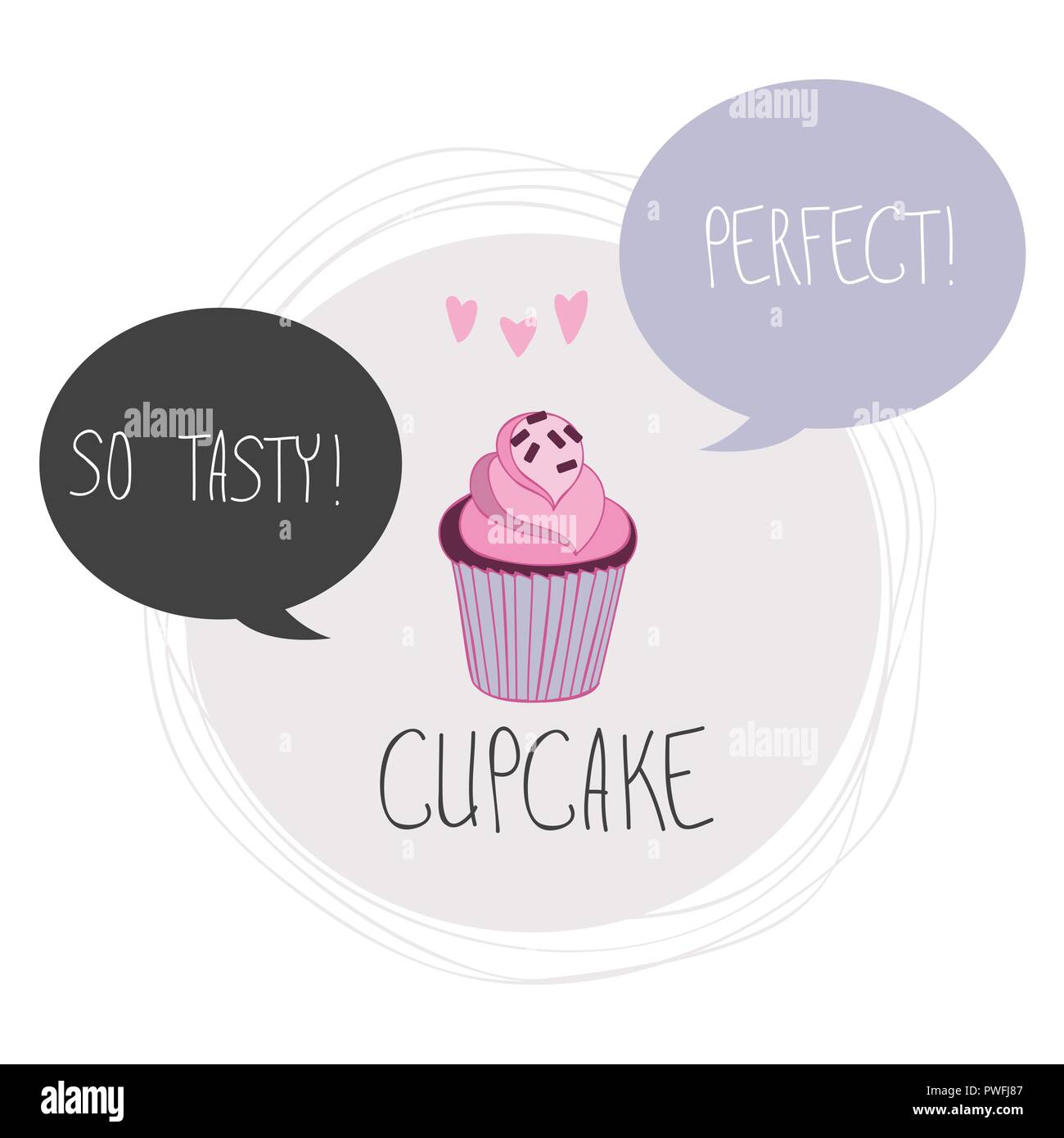 Yummy cartoon hi-res stock photography and images - Alamy