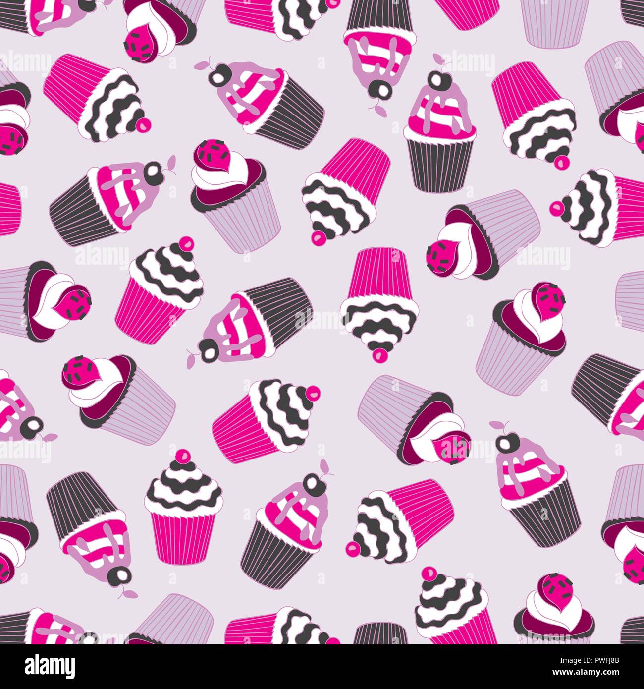 Beautiful romantic background pink cherry Stock Vector Images - Alamy