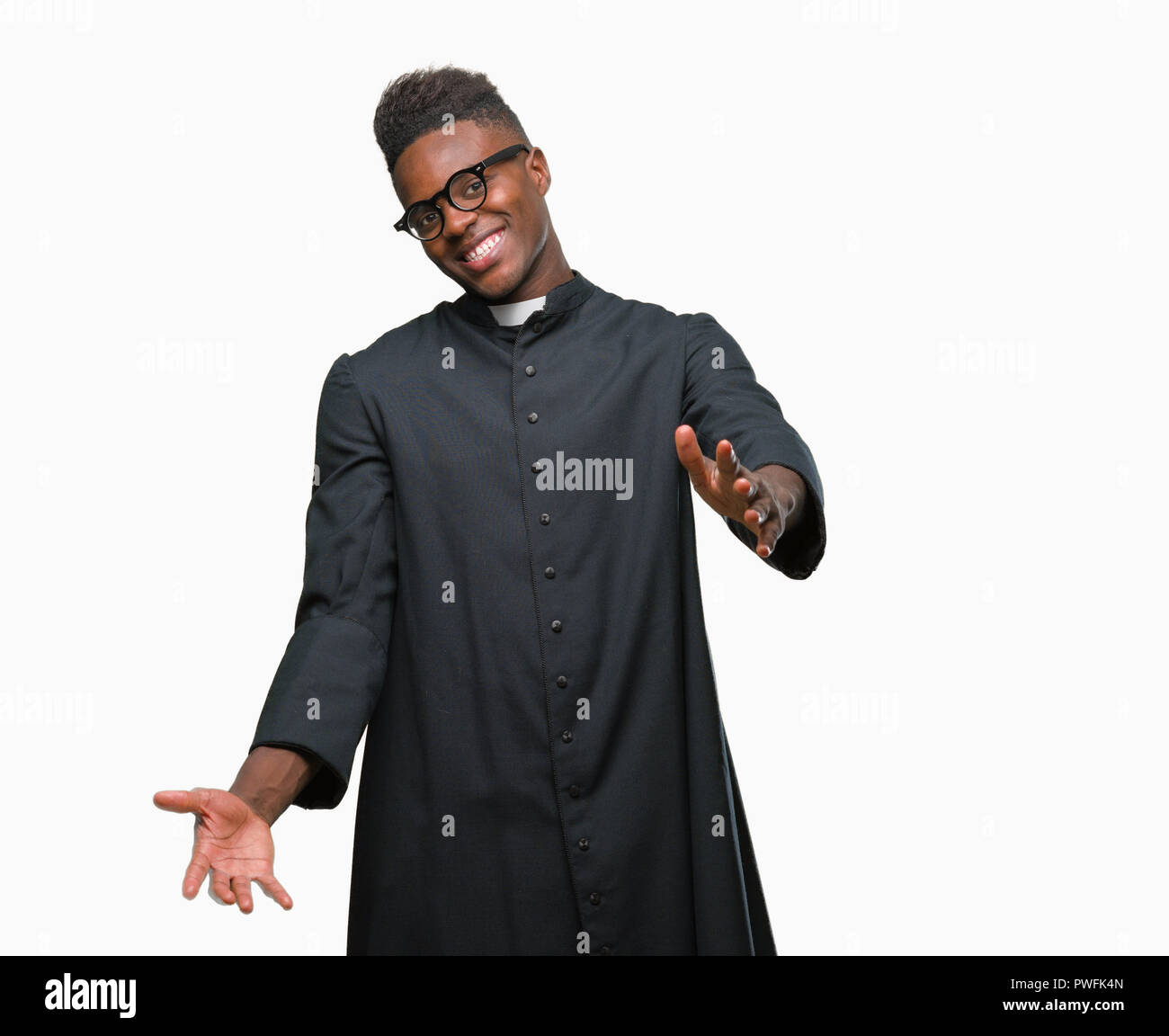 African american pastor open hi-res stock photography and images - Alamy