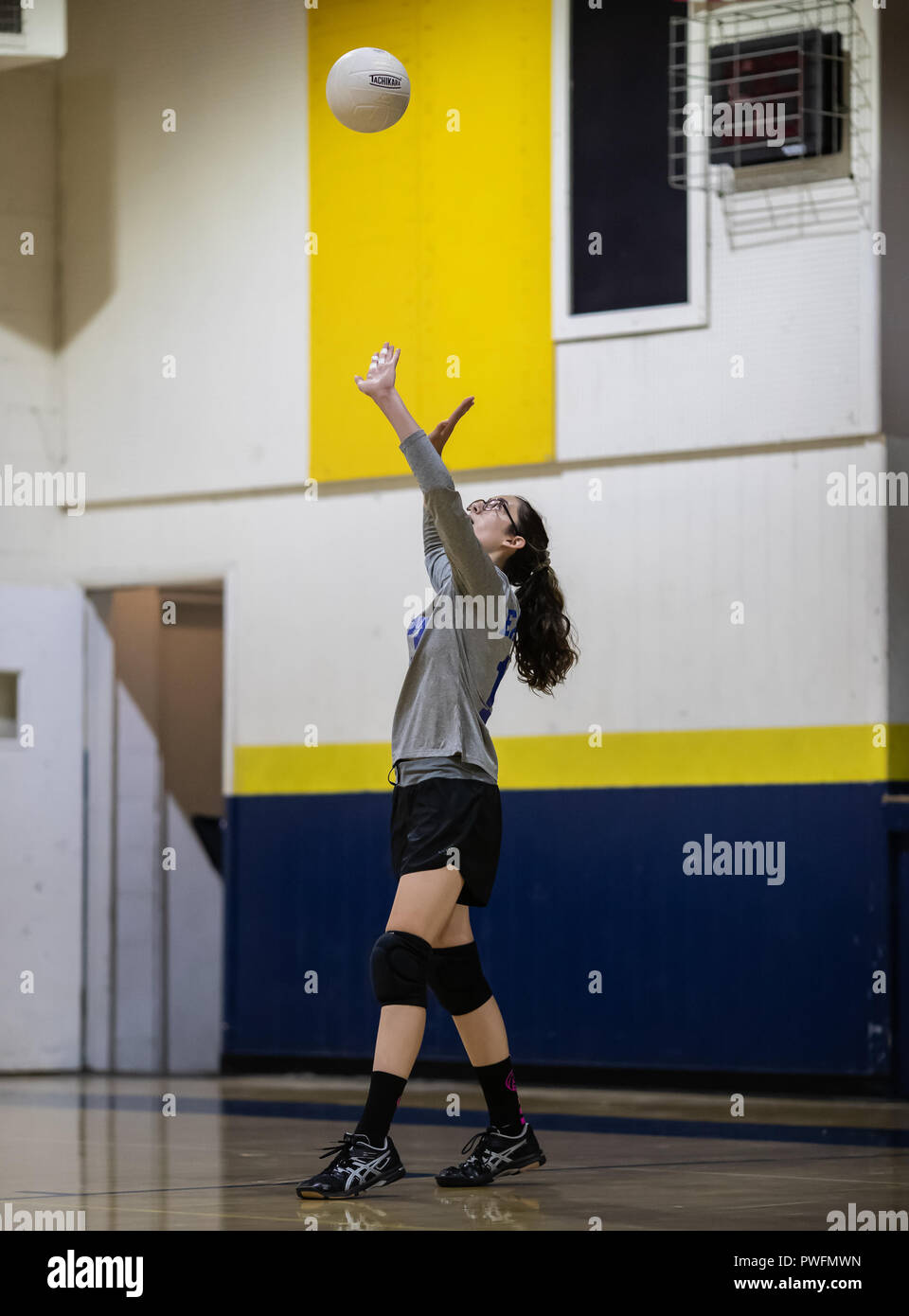 Volleyball action with American Christian Academy vs Butte Valley in ...