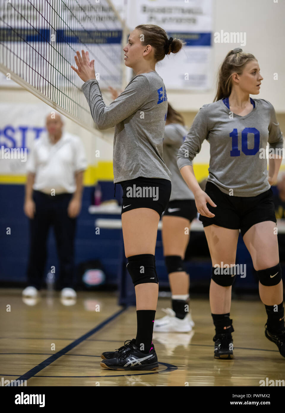 Volleyball action with American Christian Academy vs Butte Valley in ...