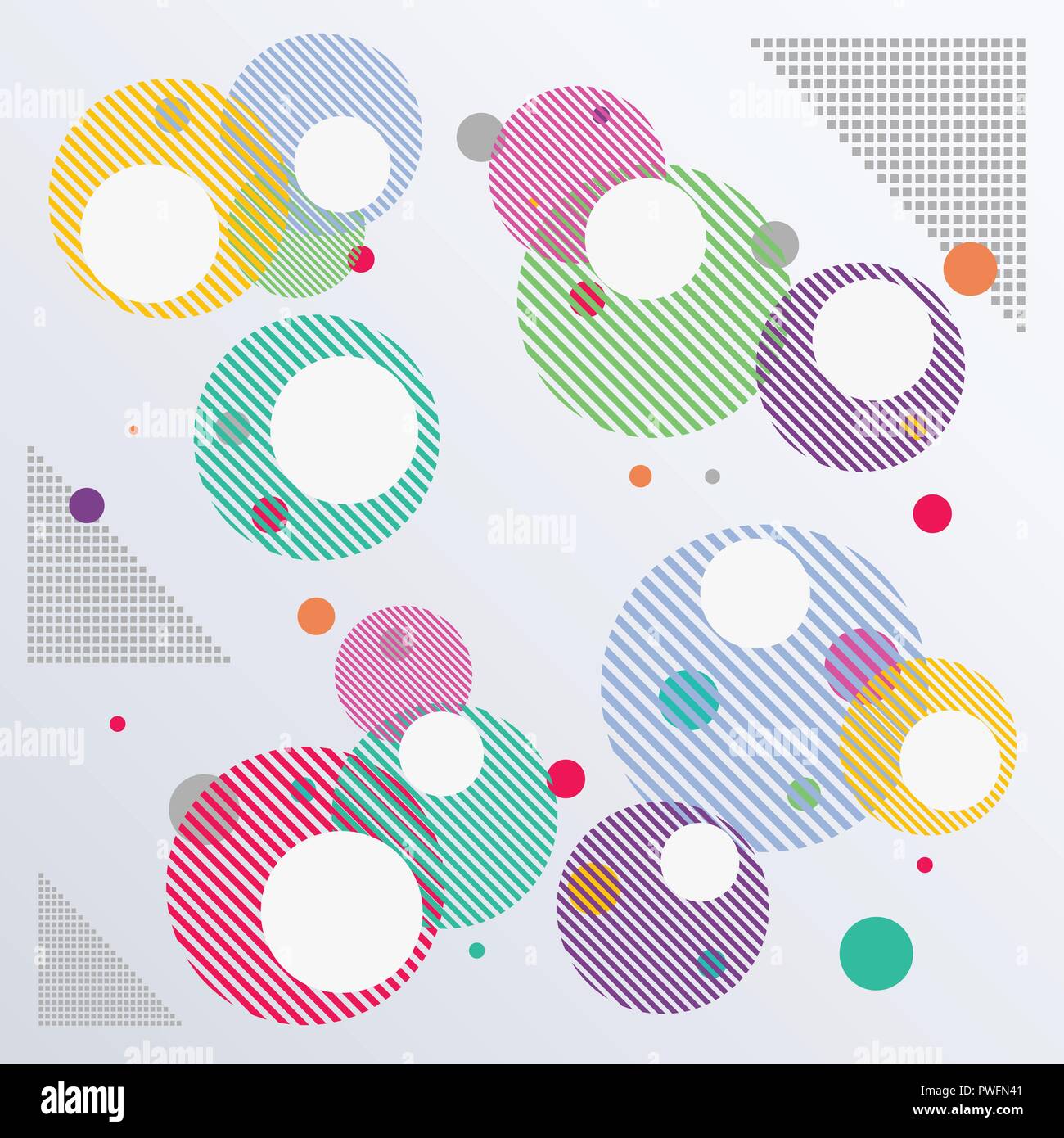 Abstract of colorful geometric pattern background, vector eps10 Stock ...