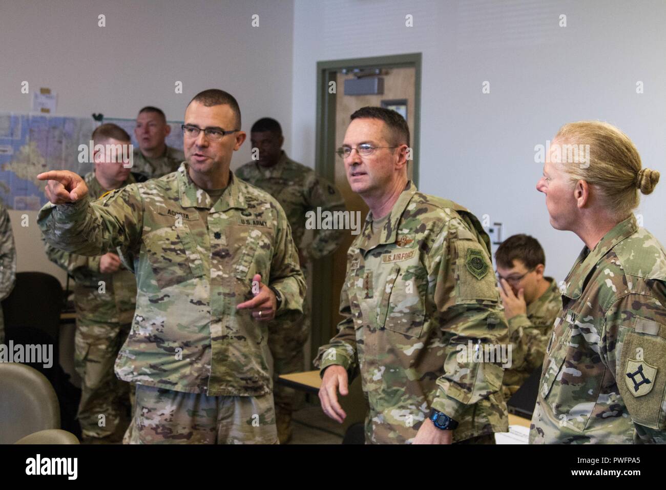 Lt. Col. Julio Acosta, 53rd Infantry Brigade Combat Team commander ...