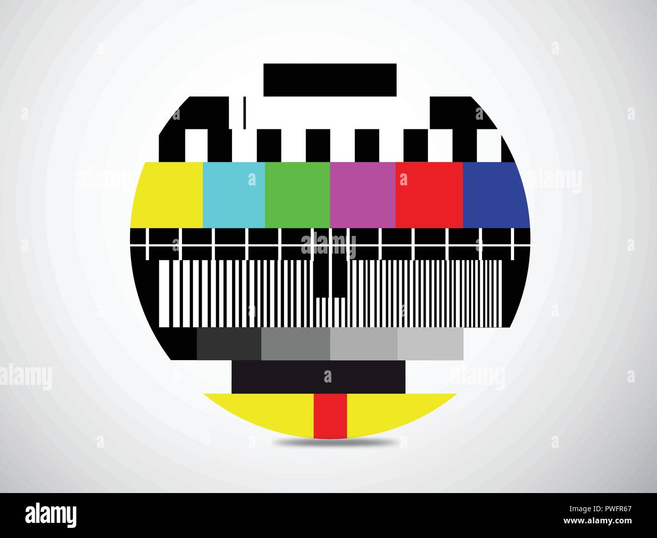 Test tv screen background, when channel tv have technical problems ...