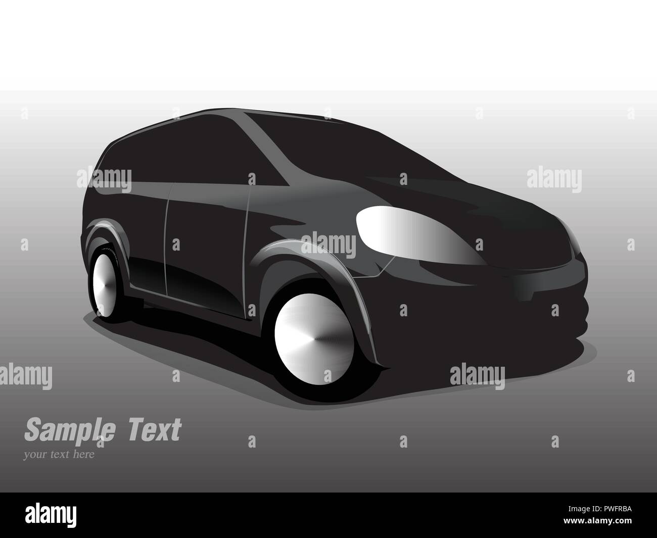 Side black vector sports car Stock Vector Image & Art - Alamy