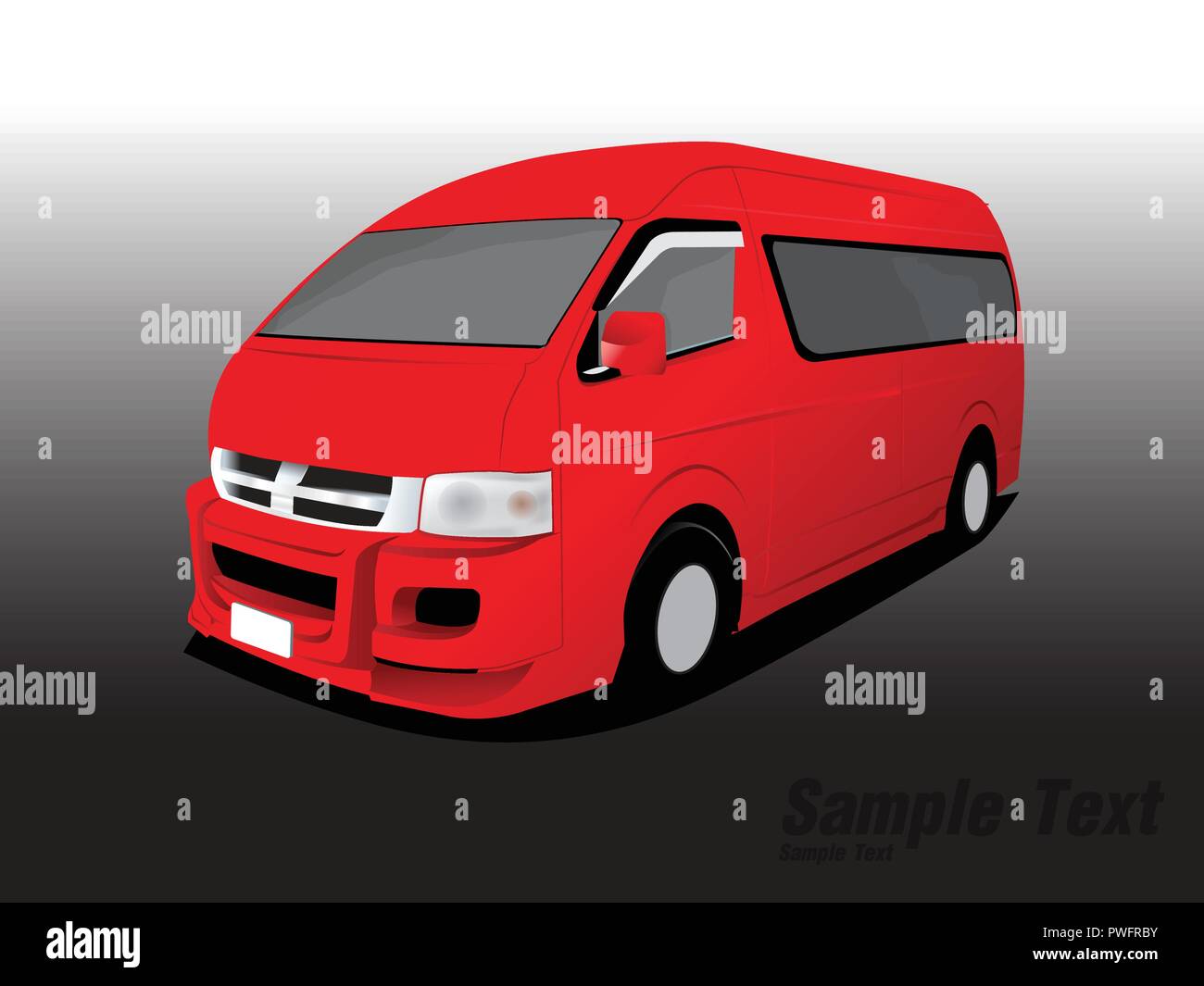 van transport vector Stock Vector Image & Art - Alamy