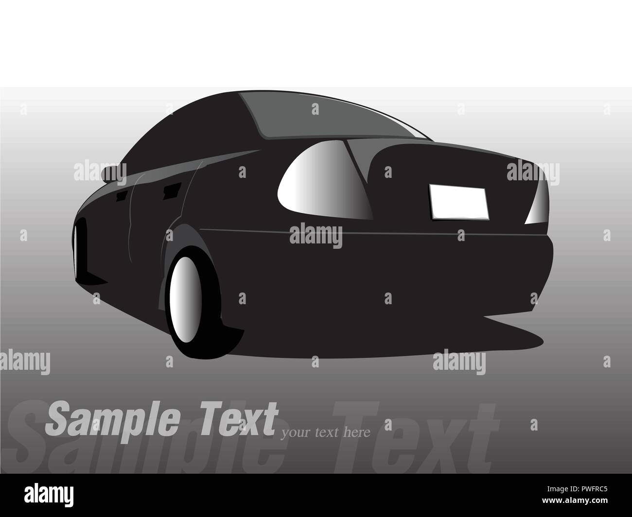 Silhouette classic sports car Stock Vector Images - Alamy