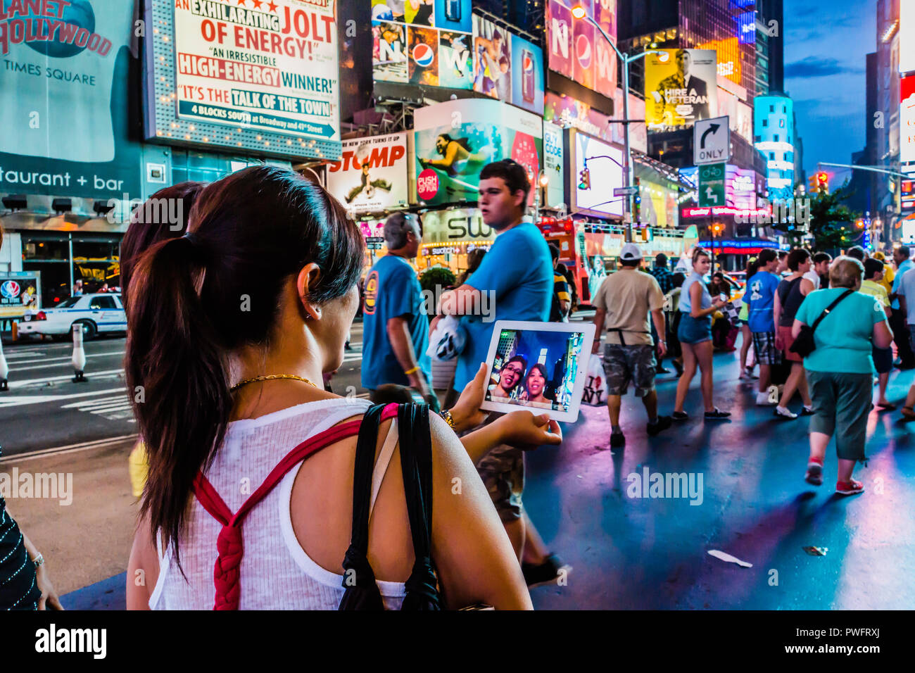 Times Square Theater District Manhattan New York, New York, USA Stock ...