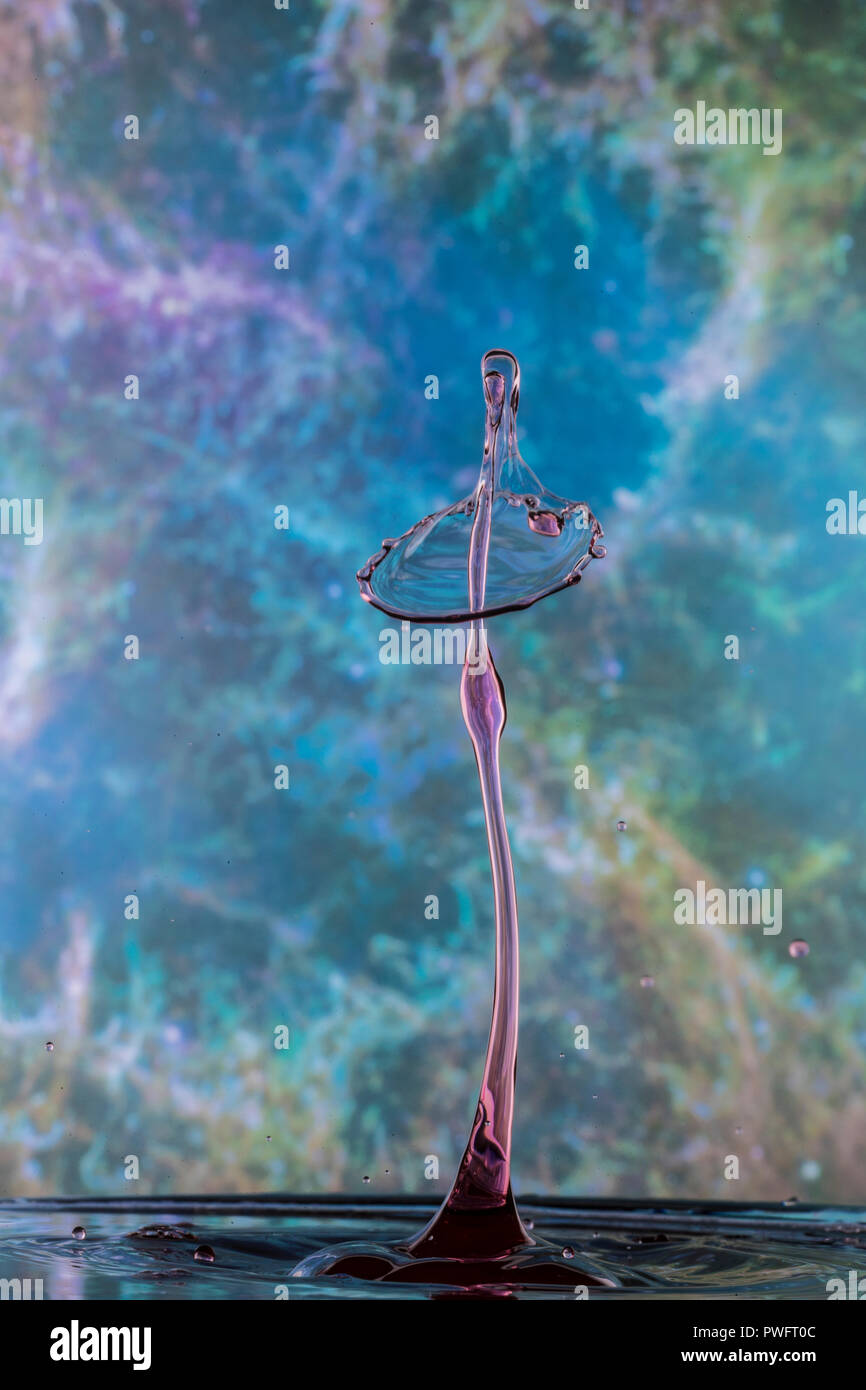 splash drop art water drops Stock Photo - Alamy