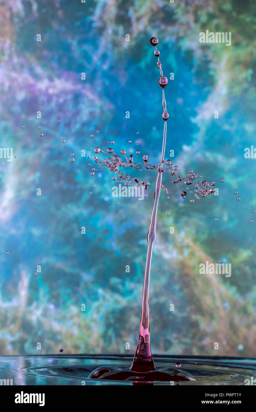splash drop art water drops Stock Photo - Alamy