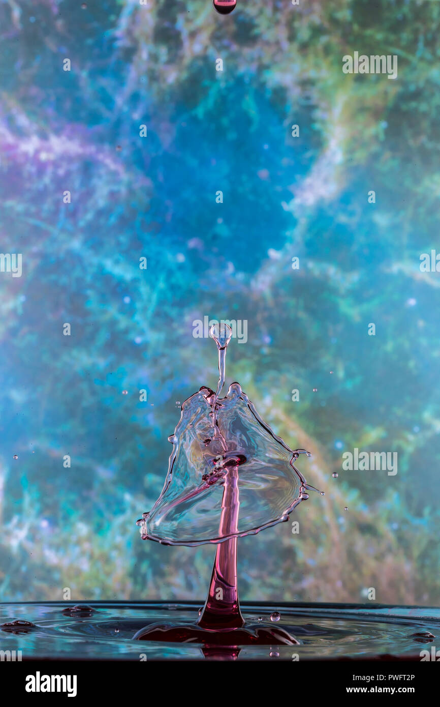 splash drop art water drops Stock Photo - Alamy