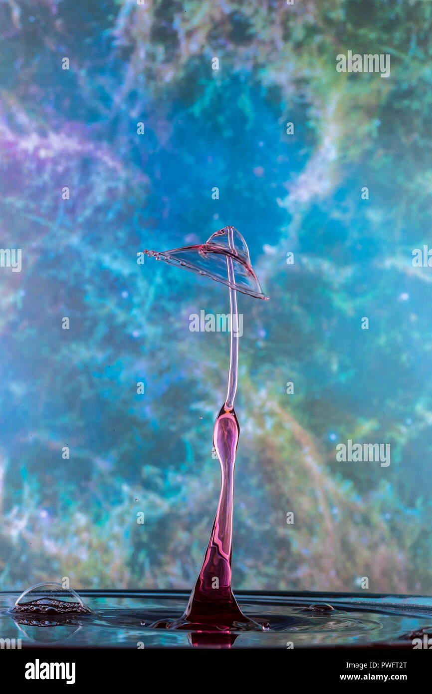 splash drop art water drops Stock Photo - Alamy