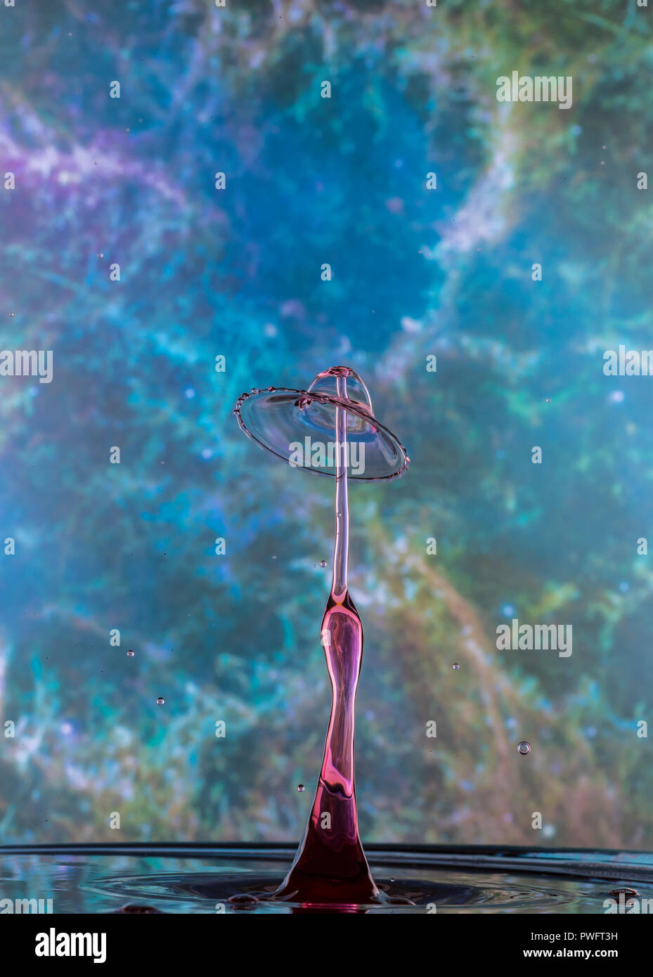 splash drop art water drops Stock Photo - Alamy