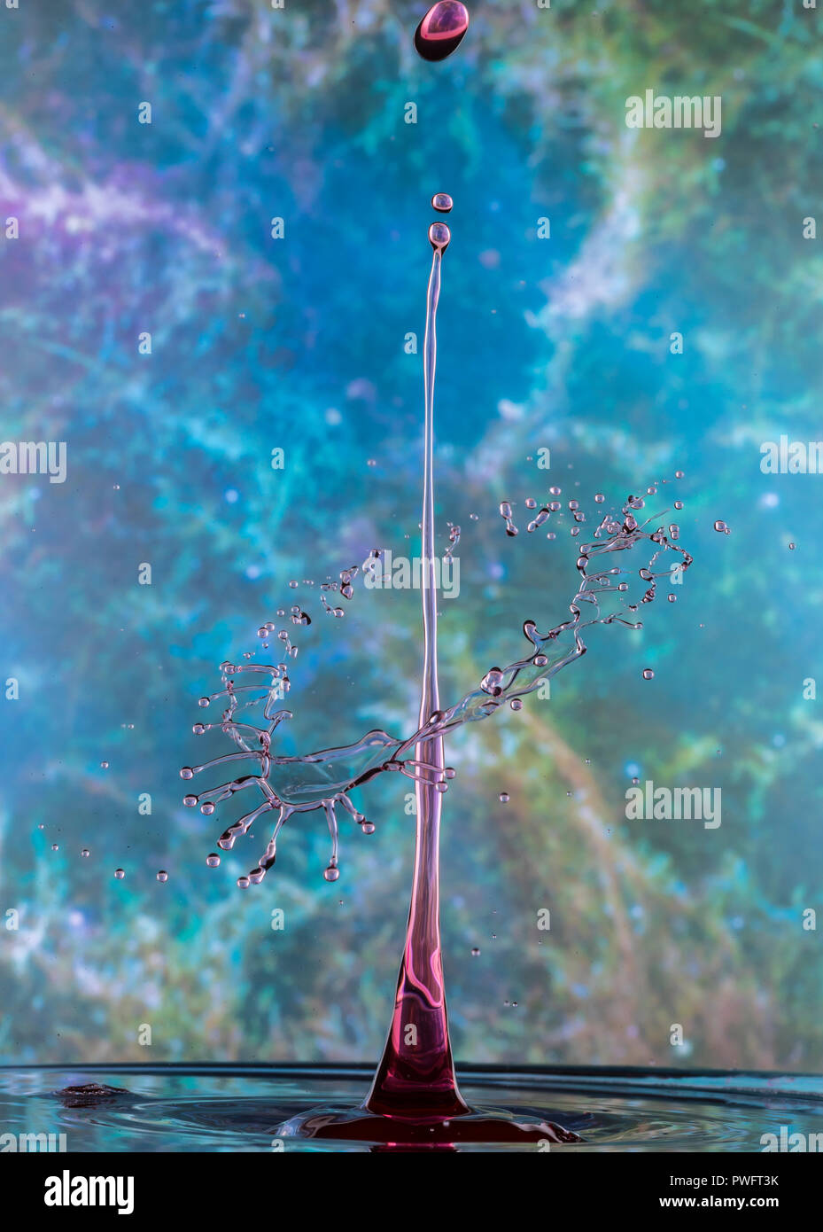 splash drop art water drops Stock Photo - Alamy