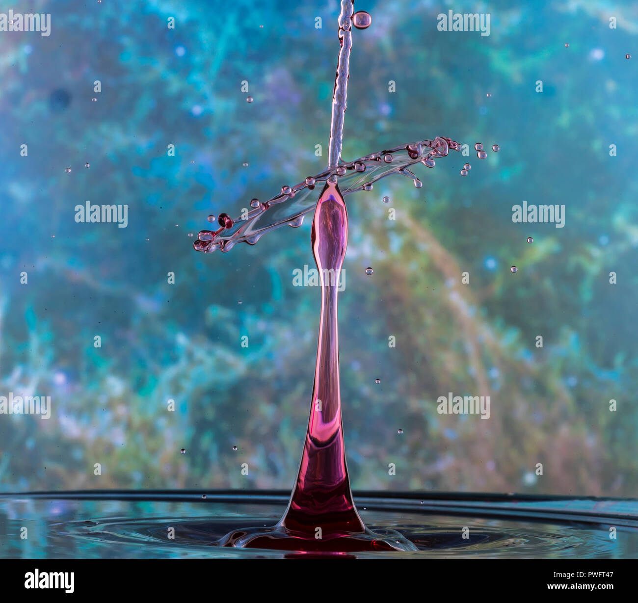 splash drop art water drops Stock Photo - Alamy