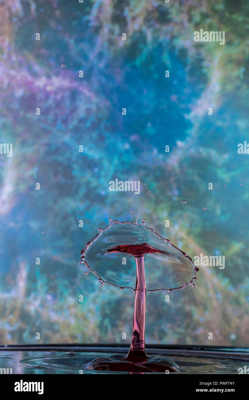 splash drop art water drops Stock Photo - Alamy