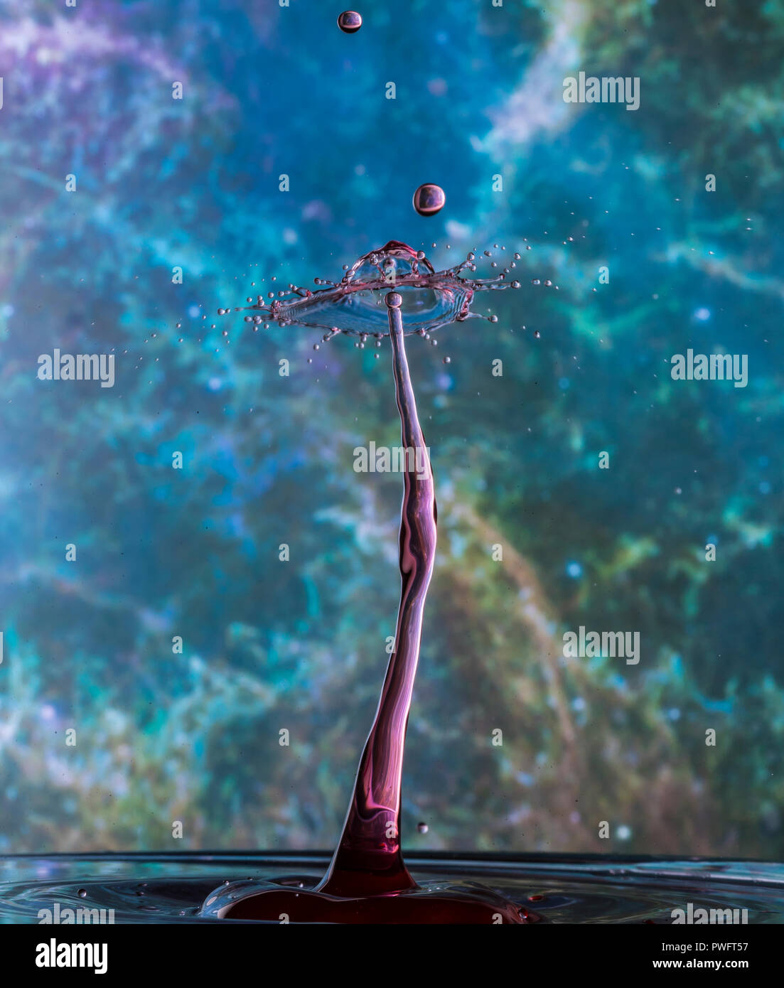 splash drop art water drops Stock Photo - Alamy