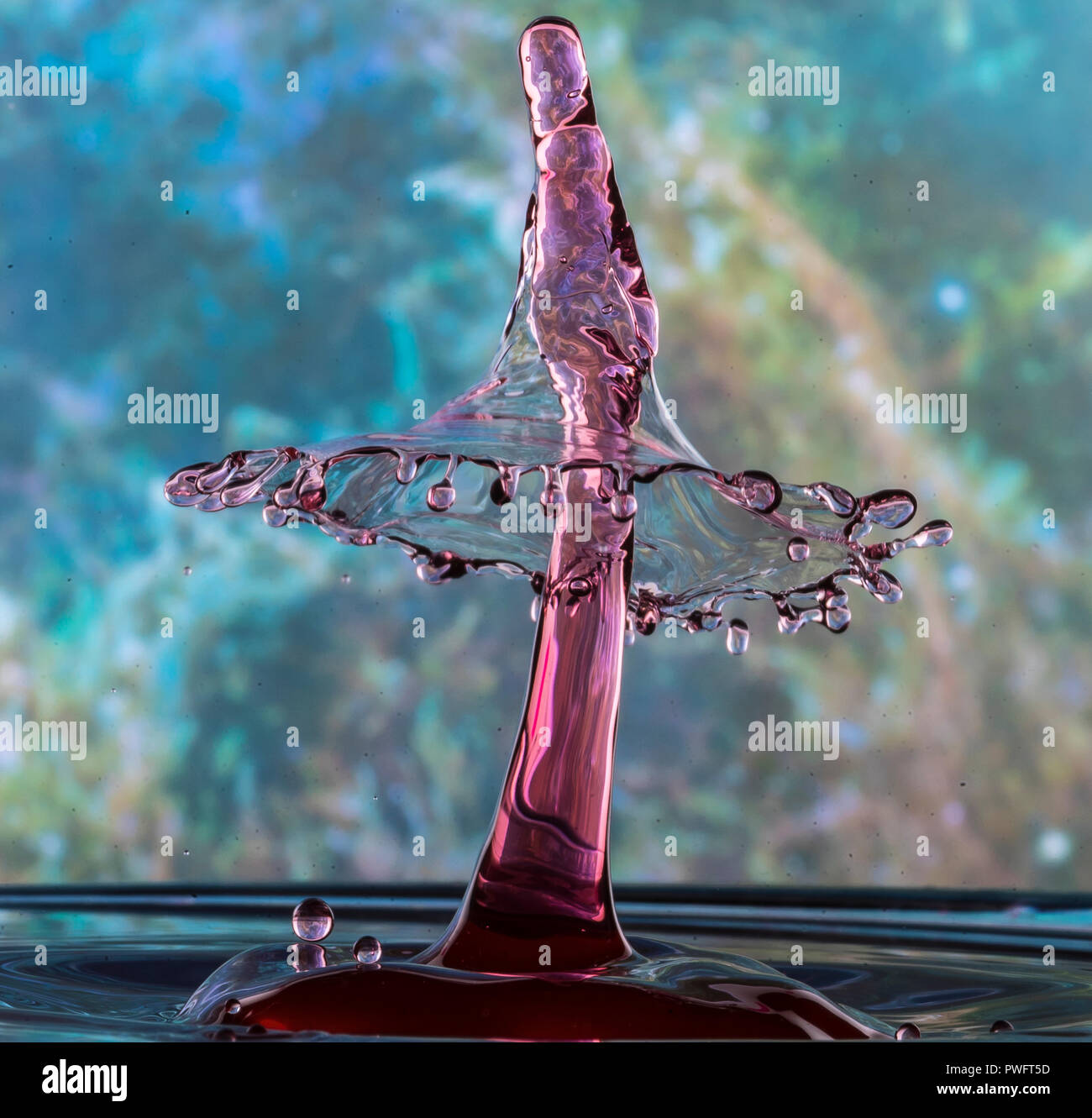 splash drop art water drops Stock Photo - Alamy