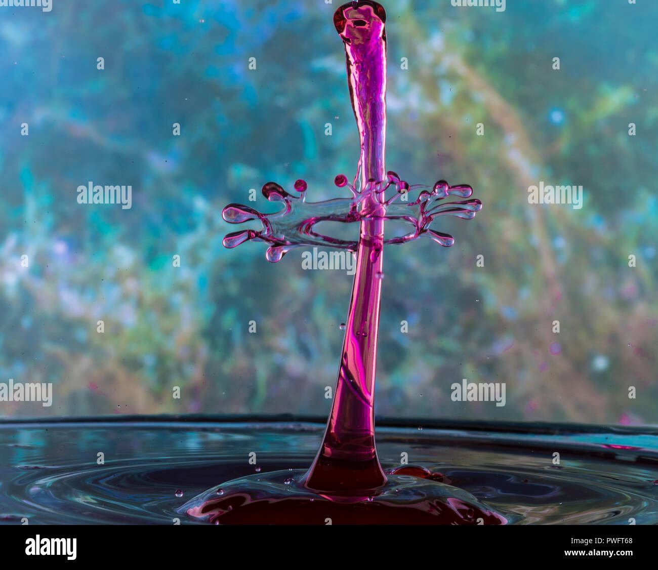 splash drop art water drops Stock Photo - Alamy