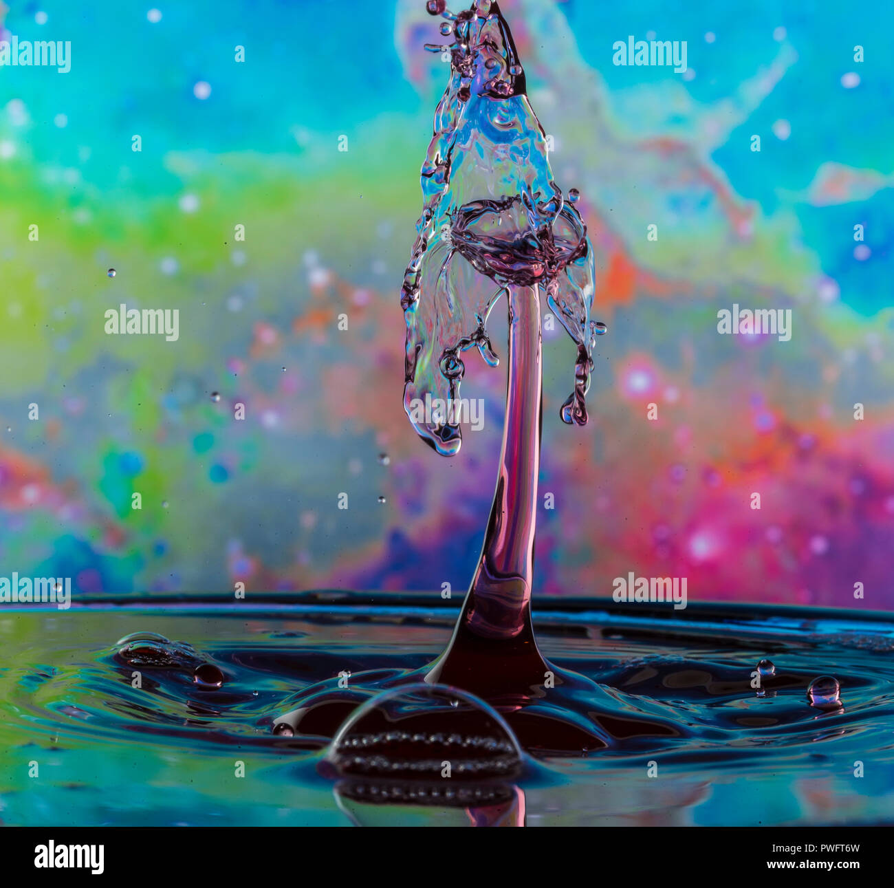 splash drop art water drops Stock Photo - Alamy