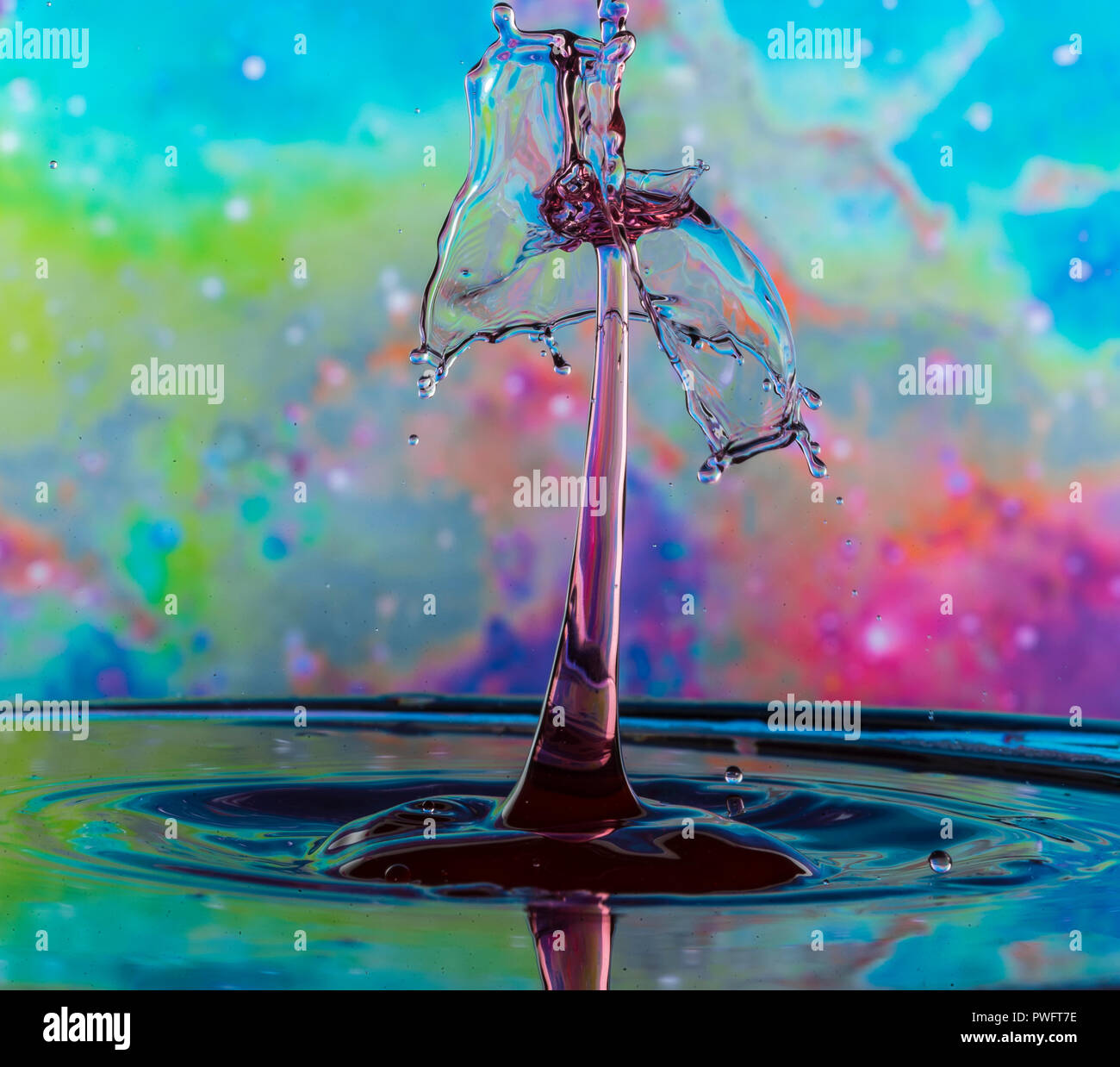 splash drop art water drops Stock Photo - Alamy