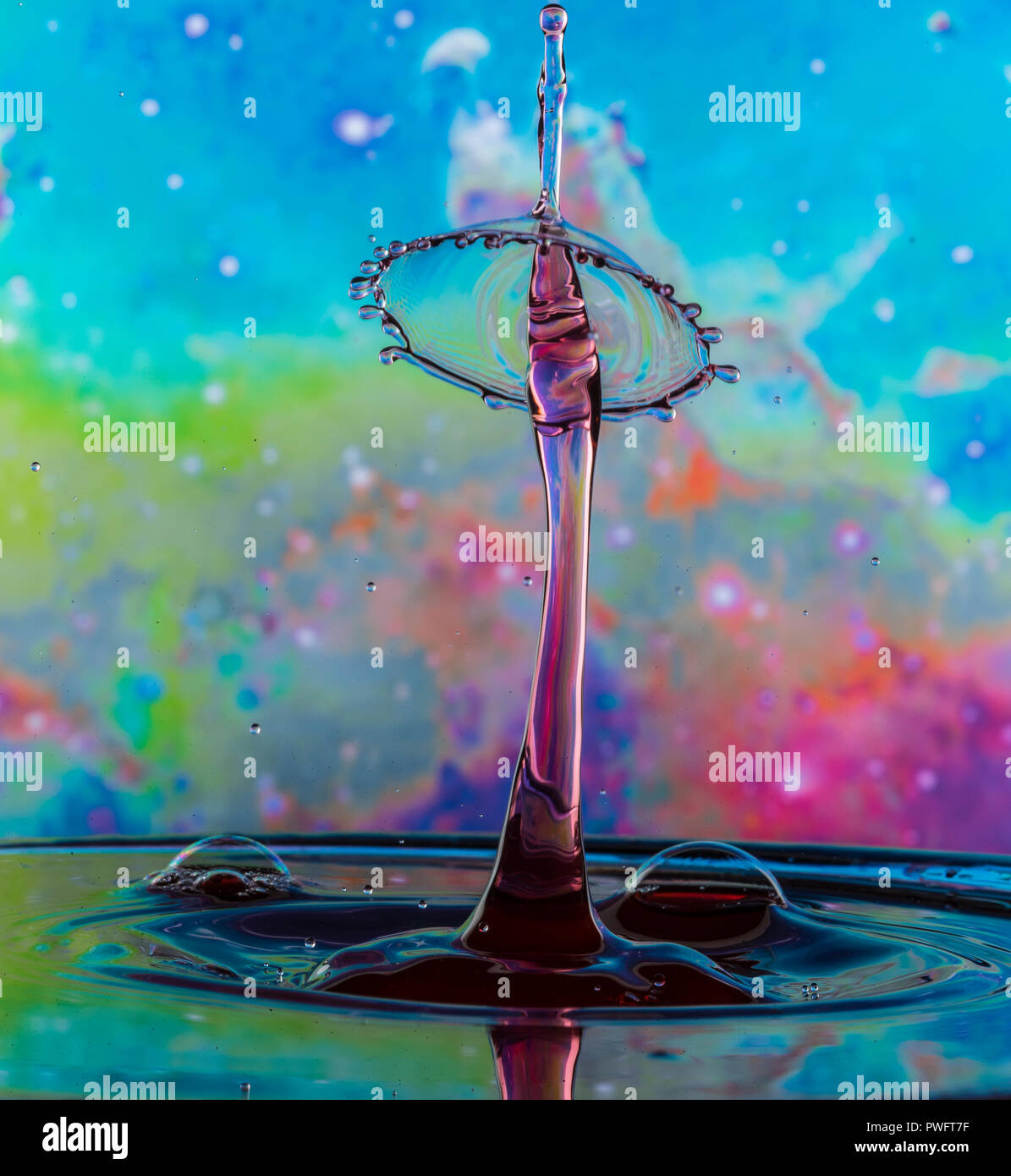 splash drop art water drops Stock Photo - Alamy
