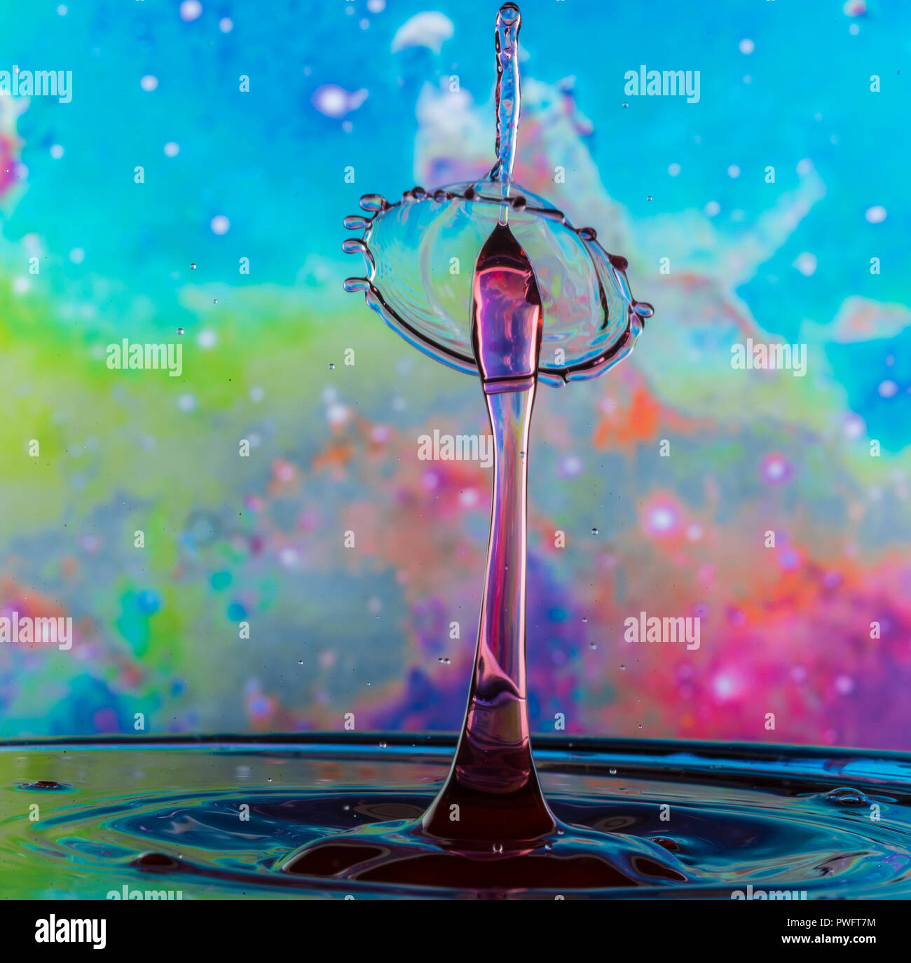 splash drop art water drops Stock Photo - Alamy