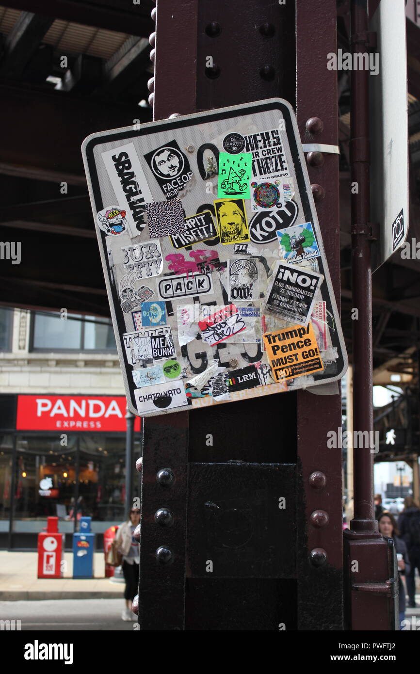 Lots of stickers hi-res stock photography and images - Alamy