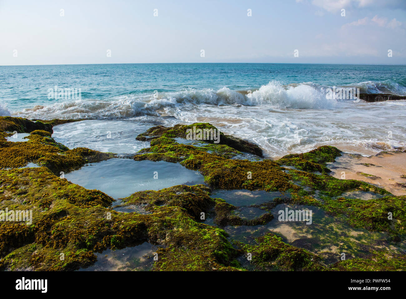 beautiful beach view summer holiday photo Stock Photo - Alamy