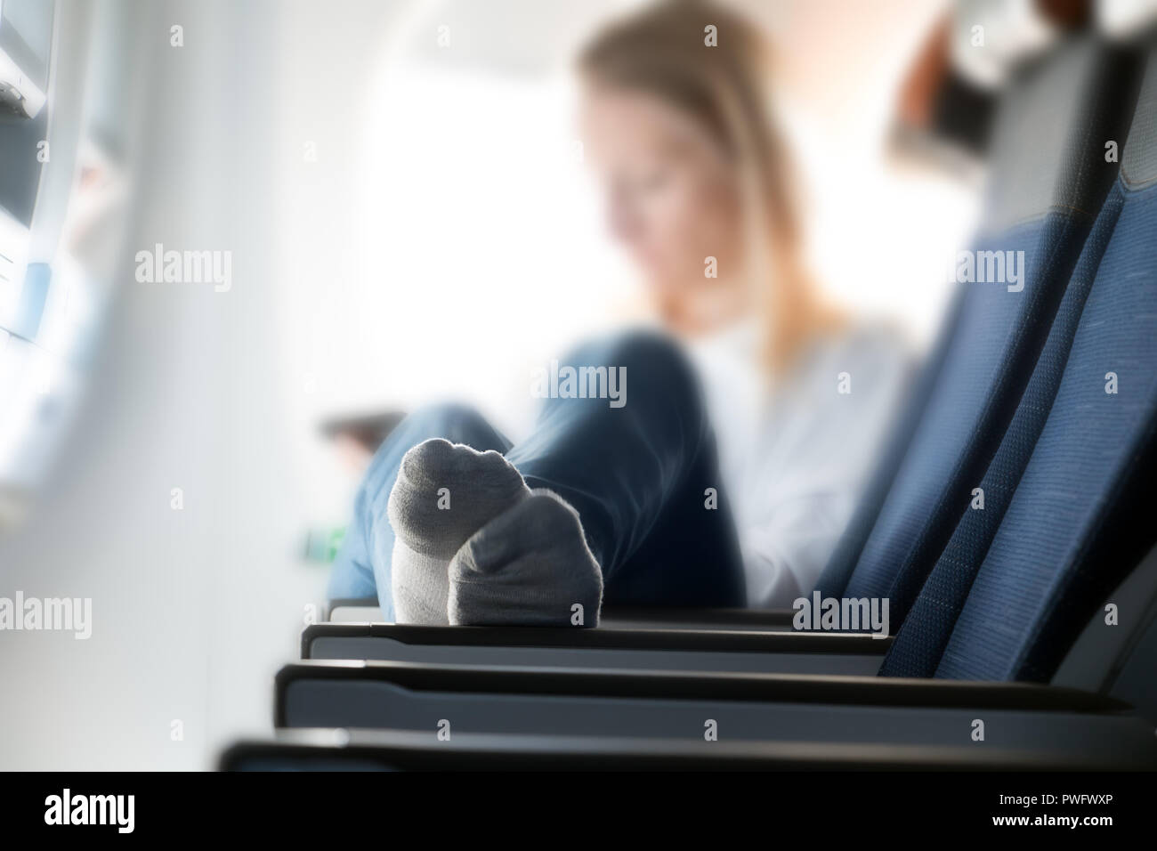 Blonde feet hi-res stock photography and images - Alamy