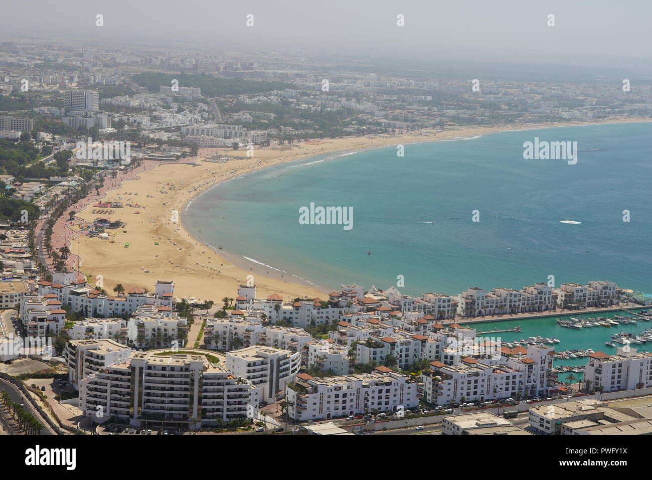Agadir beach port hi-res stock photography and images - Alamy