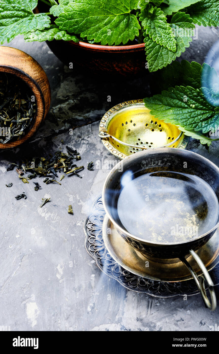 Melissa tea hi-res stock photography and images - Alamy