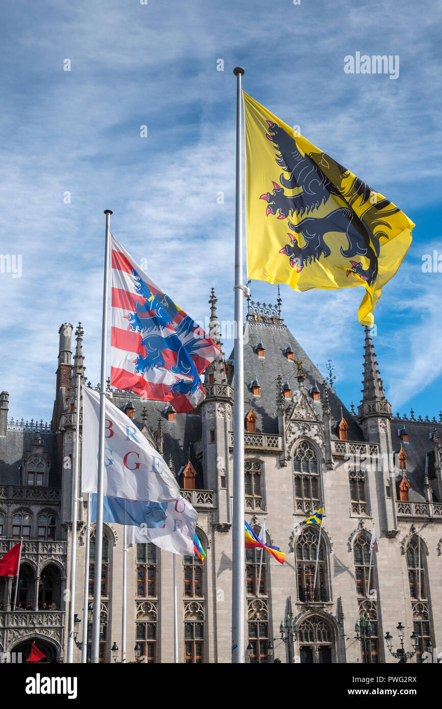 Belgian provincial flag hi-res stock photography and images - Alamy